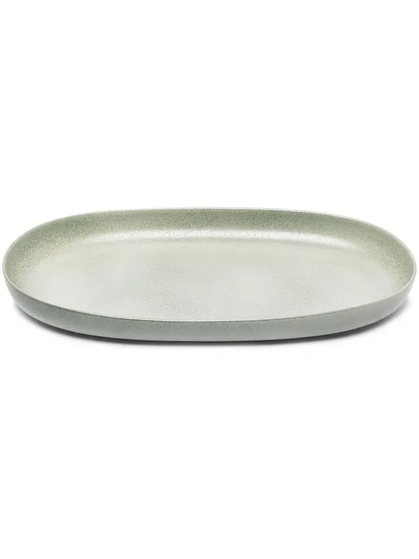 L'Objet Medium Terra Oval Plate - Green