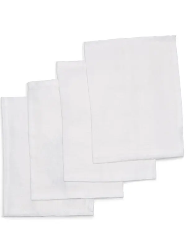 L'Objet Four Linen Napkins - White