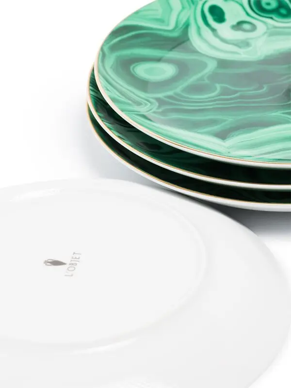 L'Objet Set Of Four Dessert Plates