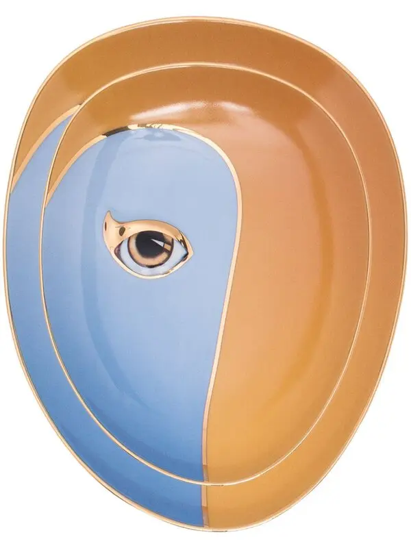 L'Objet Lito Porcelain Plate - Orange