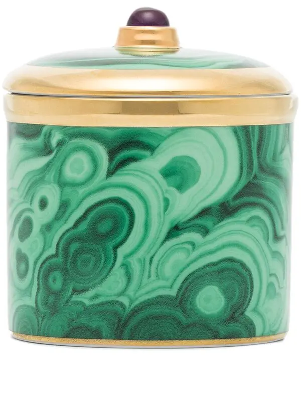 L'Objet Malachite Candle - Green