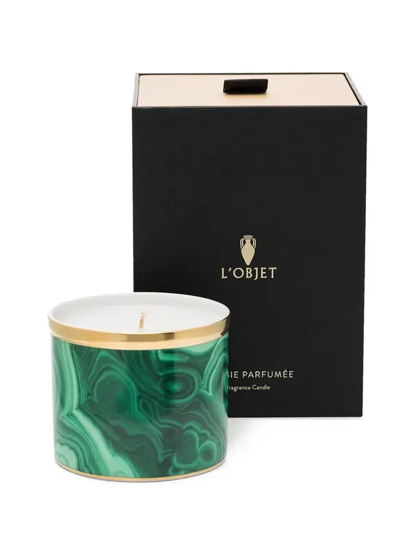 L'Objet Malachite Candle - Green