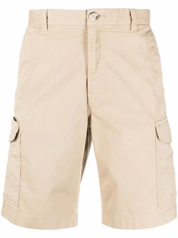 Woolrich Knee-length Cargo Shorts - Neutrals