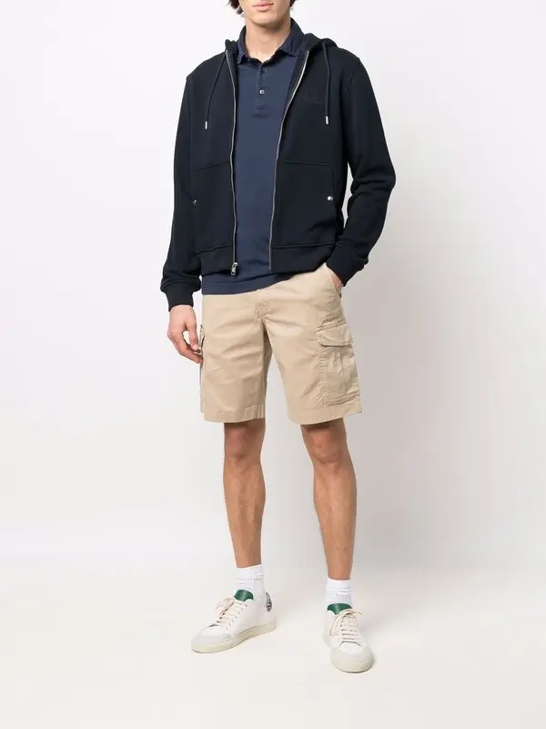 Woolrich Knee-length Cargo Shorts - Neutrals