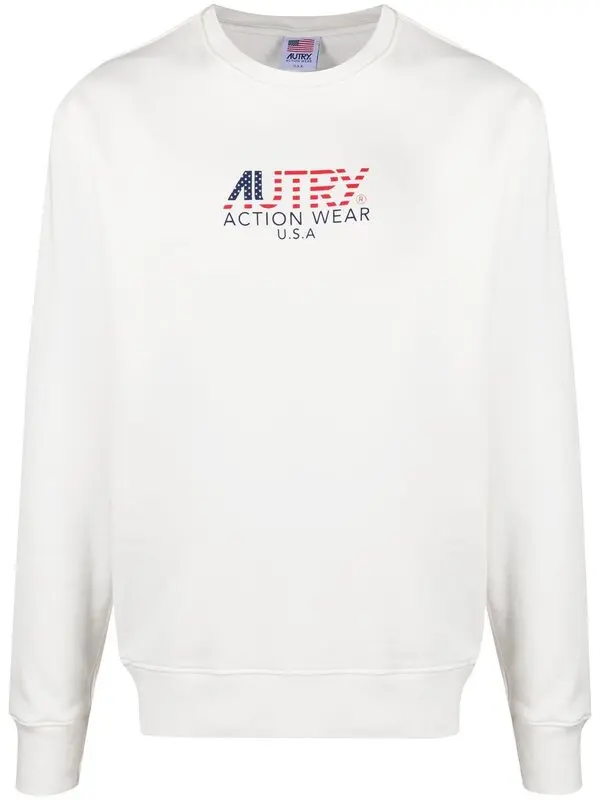 AUTRY Logo-print Cotton Jumper