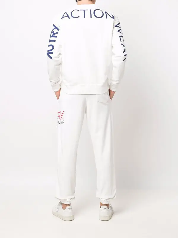 AUTRY Logo-print Cotton Jumper