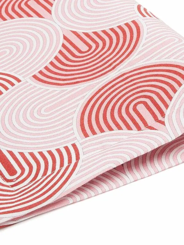 La DoubleJ Set Of 2 Geometric-print Table Mats