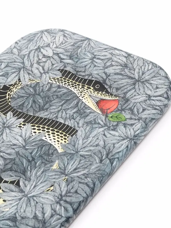 FORNASETTI Original Sin Snake-print Tray