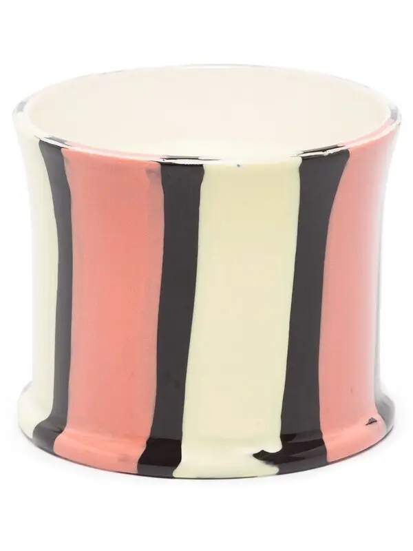 HAY Vertical-stripe Scented Candle - Yellow