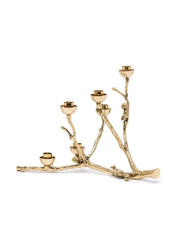 POLSPOTTEN Twiggy Candle Holder - Gold