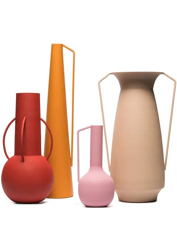 POLSPOTTEN Roman Powder-coated Vases - Red