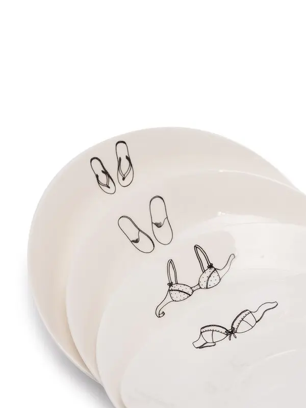 POLSPOTTEN Undressed Ceramic Tea Set