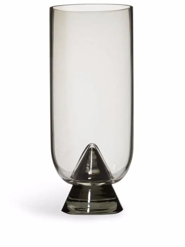 AYTM Glacies Glass Vase - Black