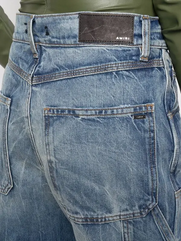 Amiri Bleached-wash Jeans - Blue
