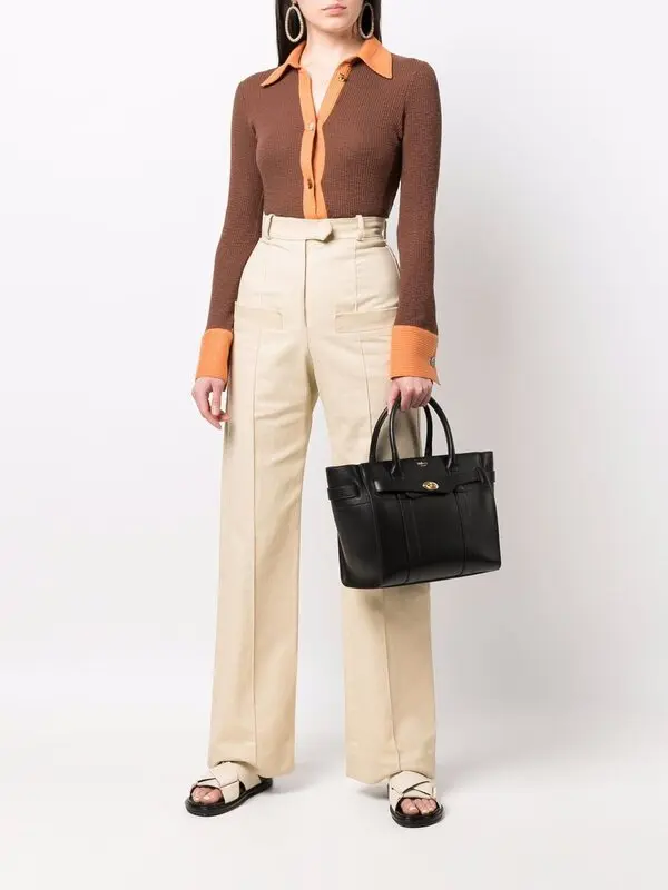 Mulberry Bayswater Leather Tote - Black