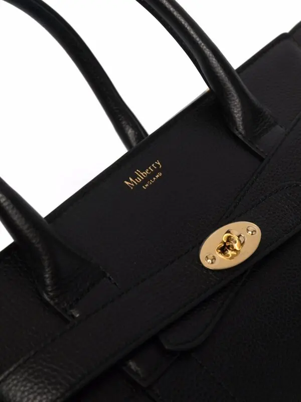 Mulberry Bayswater Leather Tote - Black