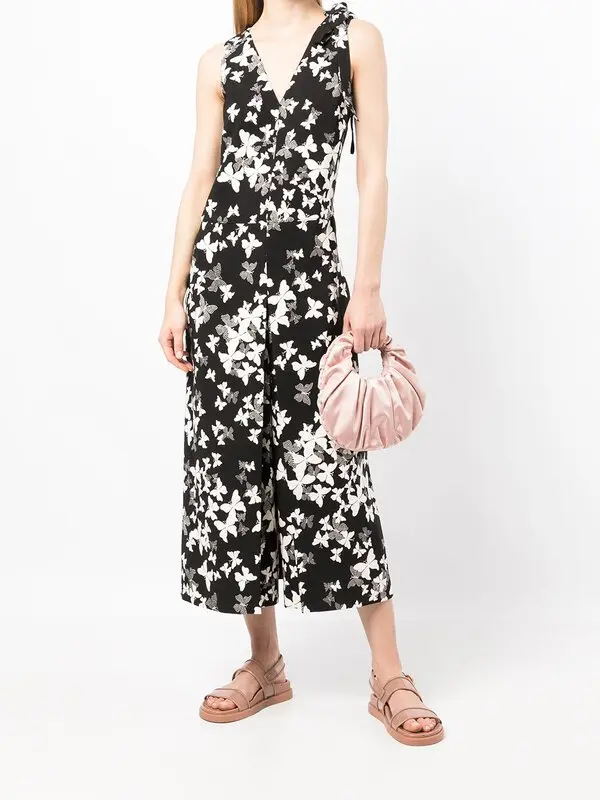 Red Valentino Butterfly-print Jumpsuit