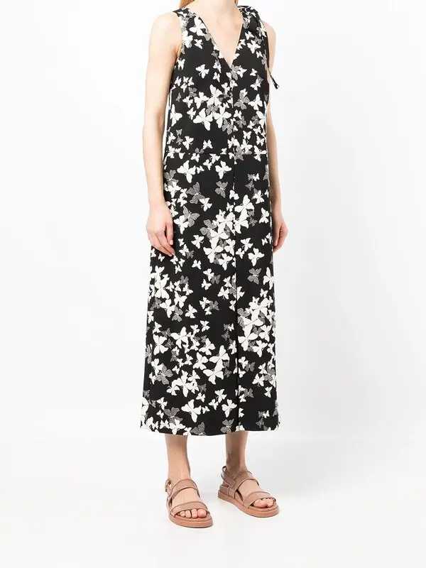 Red Valentino Butterfly-print Jumpsuit