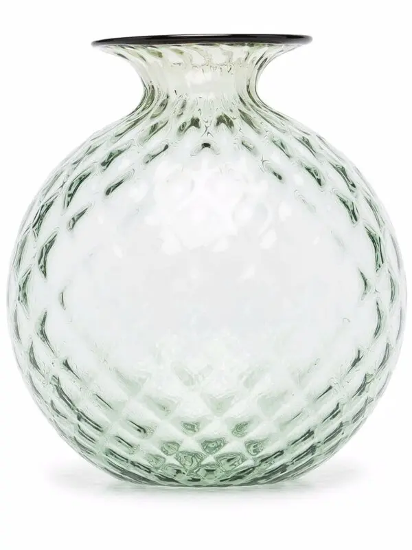 VENINI Monofiori Balloton Glass Vase - Green