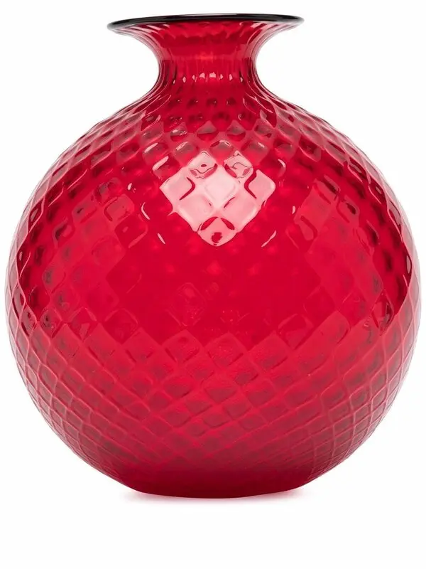VENINI Monofiori Balloton Vase - Red