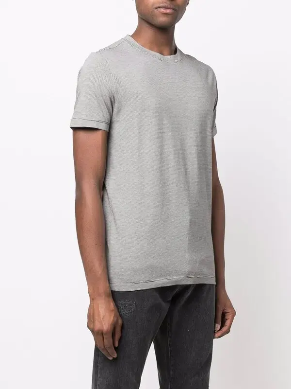 LARDINI Striped Cotton T-shirt