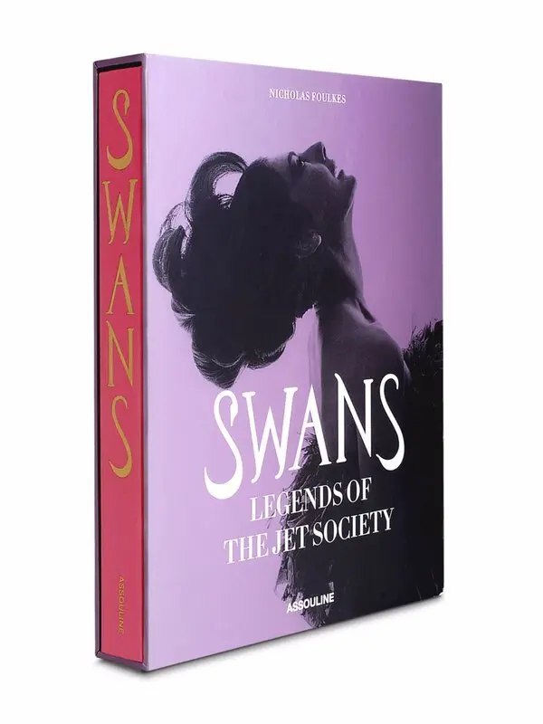 Assouline Swans Legends Jet Society Book - Pink