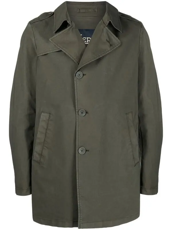 Herno Single-breasted Lightweight Jacket