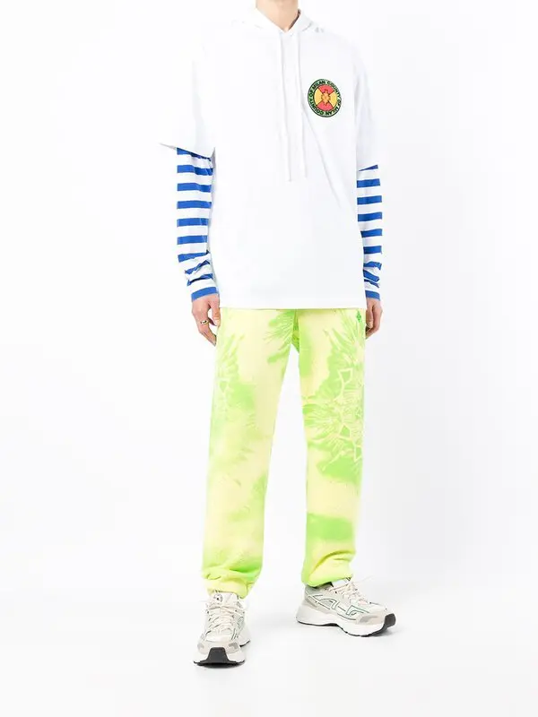 COUNTY OF MILAN Layered Logo-print Hoodie