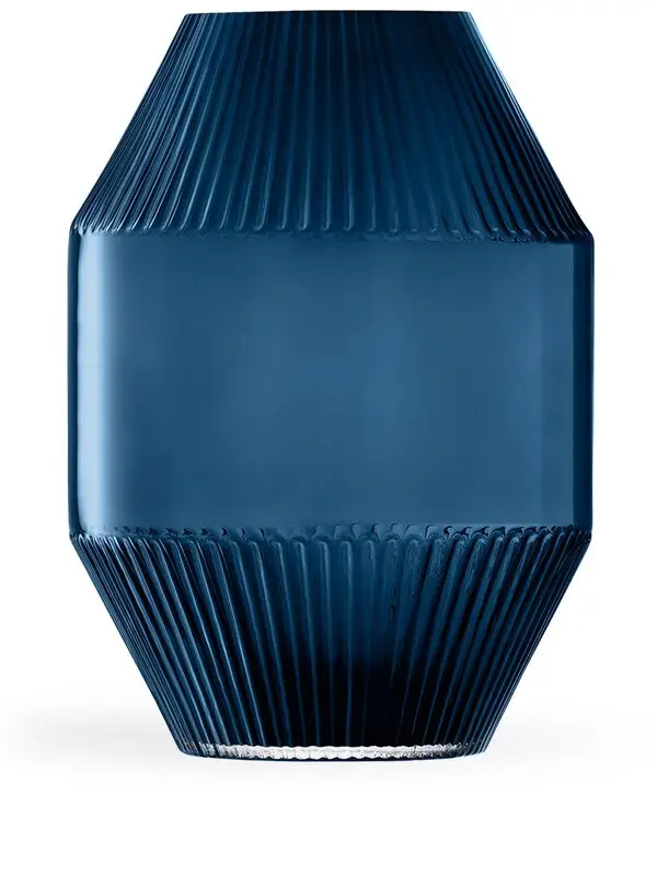 LSA INTERNATIONAL Rotunda Glass Vase - Blue