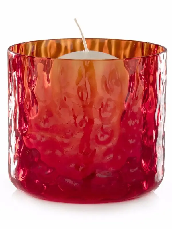 VENINI Night In Venice Candle Holder - Red