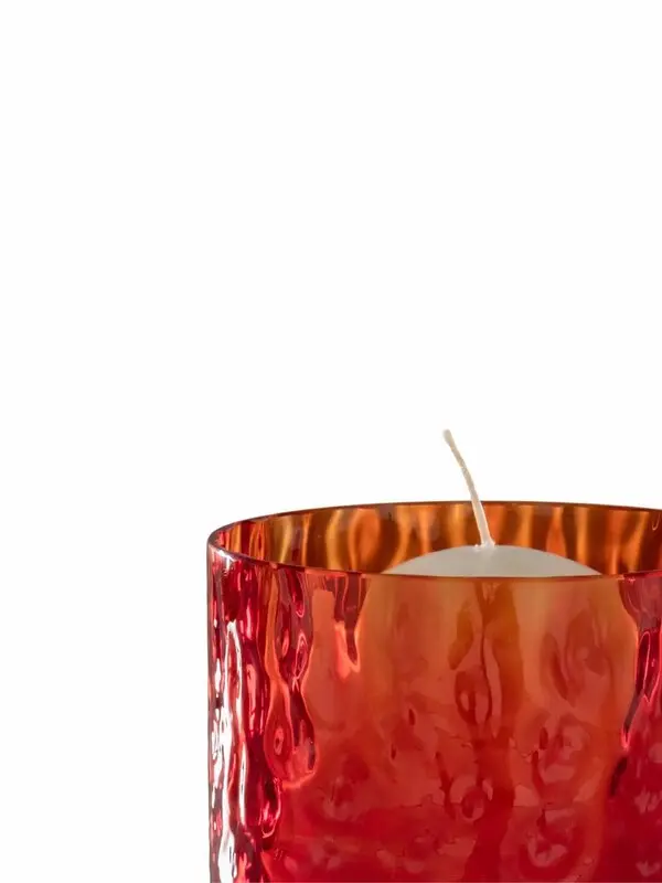 VENINI Night In Venice Candle Holder - Red