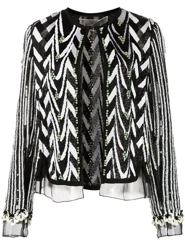 Giambattista Valli Bead-embroidered Sequin Jacket