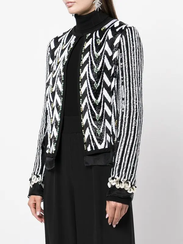 Giambattista Valli Bead-embroidered Sequin Jacket