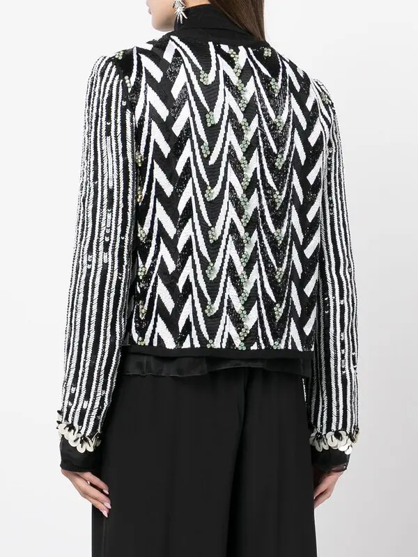 Giambattista Valli Bead-embroidered Sequin Jacket