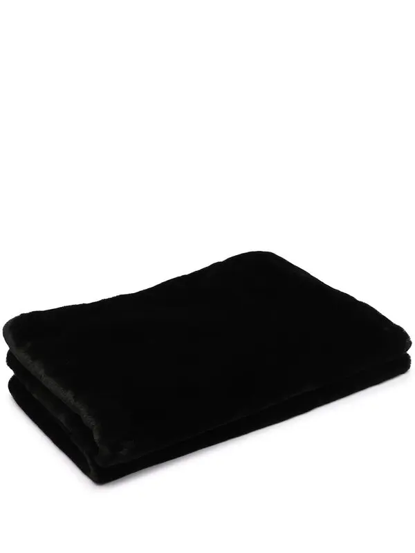 Apparis Brady Faux-fur Blanket - Black