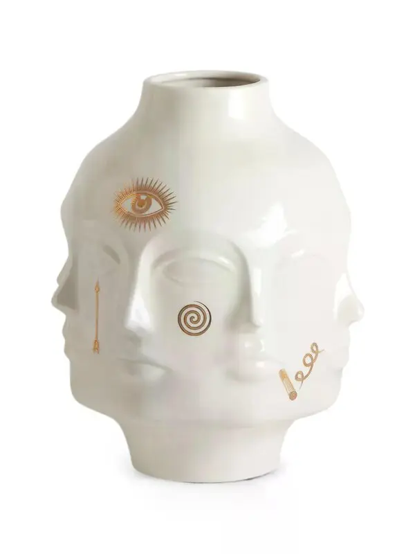Jonathan Adler Gilded Dora Maar Porcelain Vase
