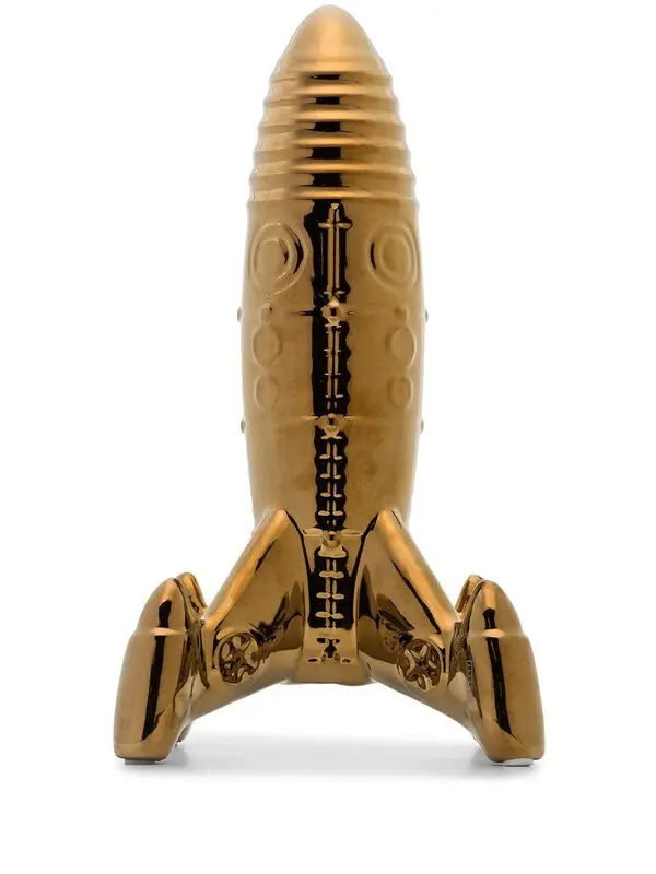 SELETTI Memorabilia My Spaceship Ornament - Gold