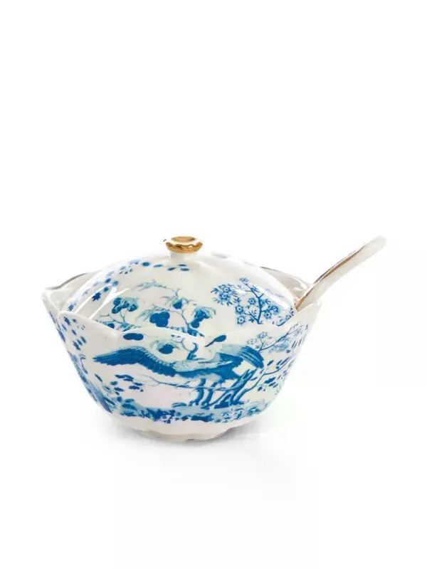 SELETTI Hybrid Maurilia Sugar Bowl - White