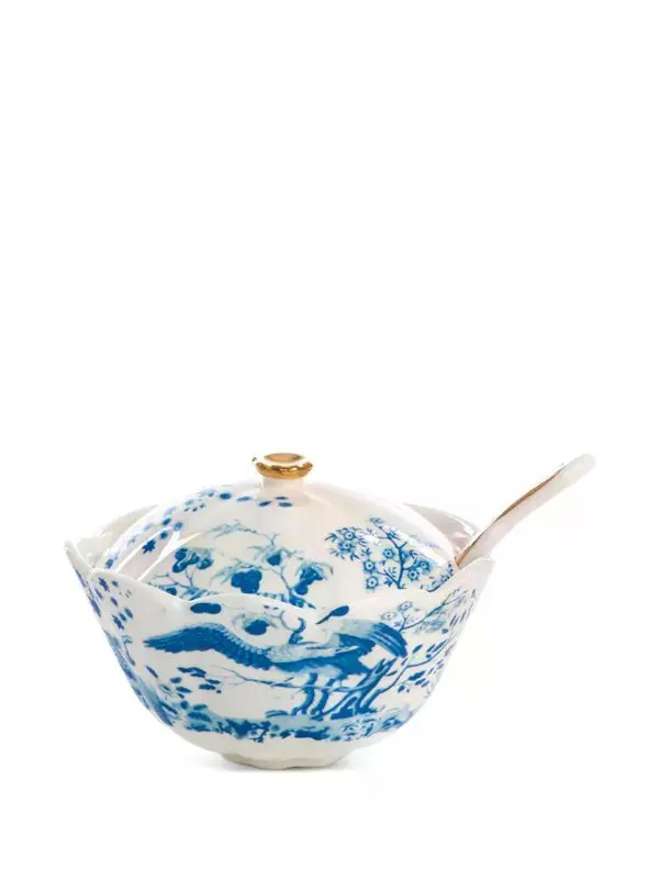 SELETTI Hybrid Maurilia Sugar Bowl - White