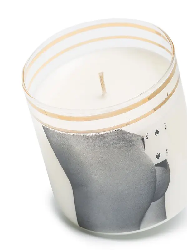 SELETTI Two Of Spades Glass Candle