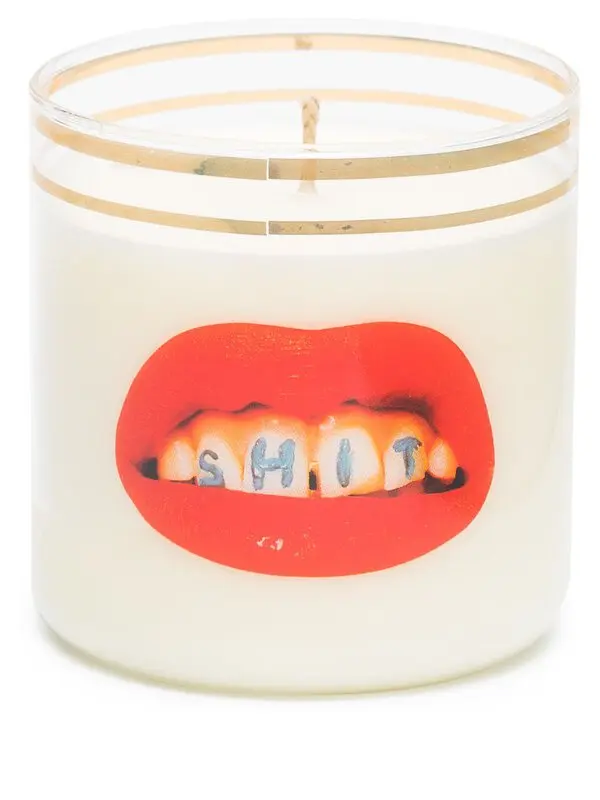 SELETTI Lips Glass Candle - Neutrals