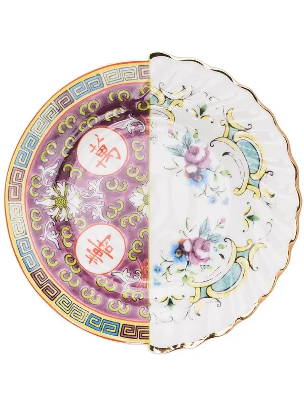SELETTI Eudossia Dessert Plate - Pink
