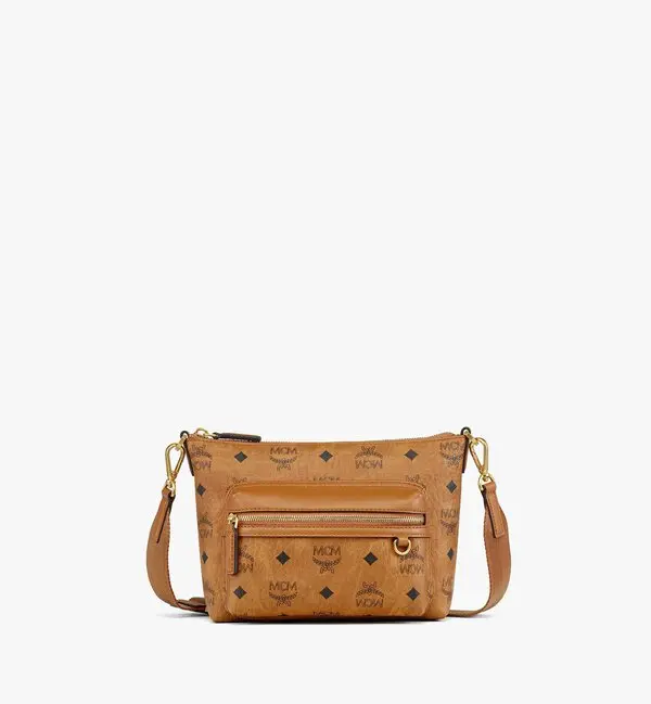 Mcm Aren Crossbody - Cognac