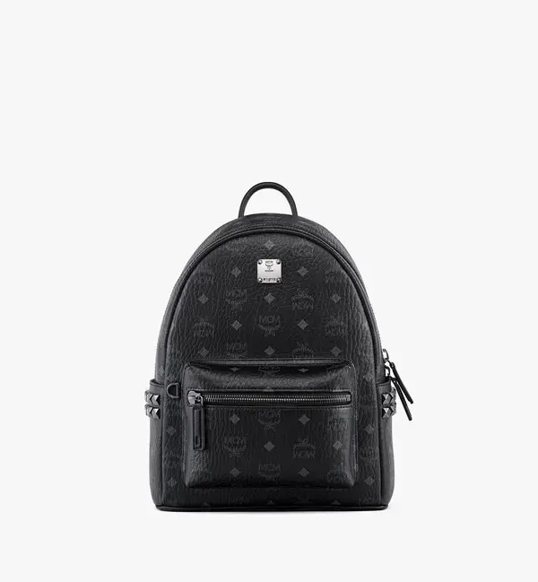 Mcm Stark Side Studs Backpack - Black