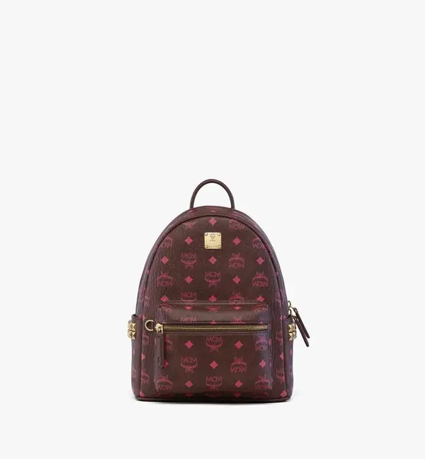 Mcm Stark Side Studs Backpack - Cinnamon