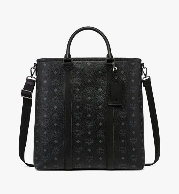 Mcm Visetos Aren Tote - Black