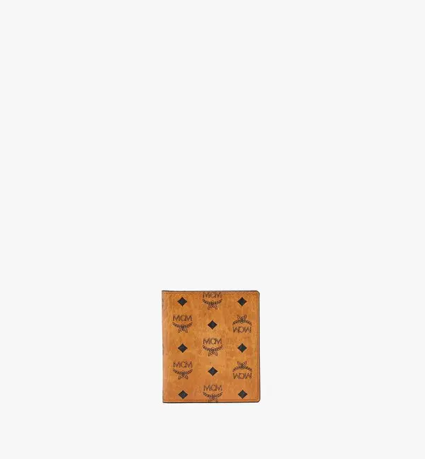 Mcm Bifold Card Wallet In Visetos Original