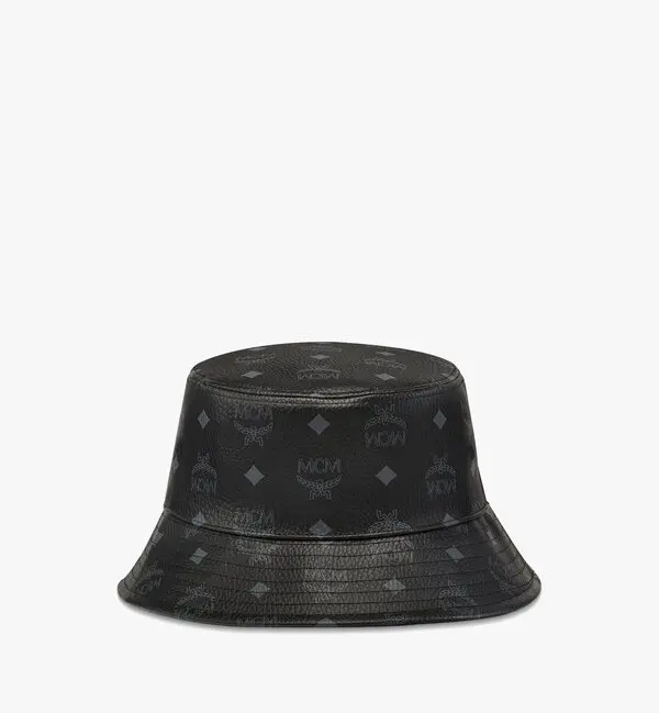 Mcm Visetos Bucket Hat - Black