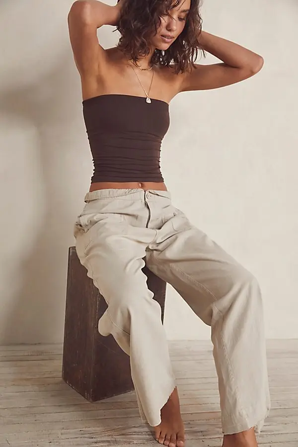 Free People The Carrie Tube Top - Hot Fudge