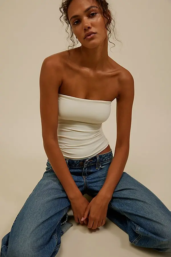 Free People The Carrie Tube Top - Ivory